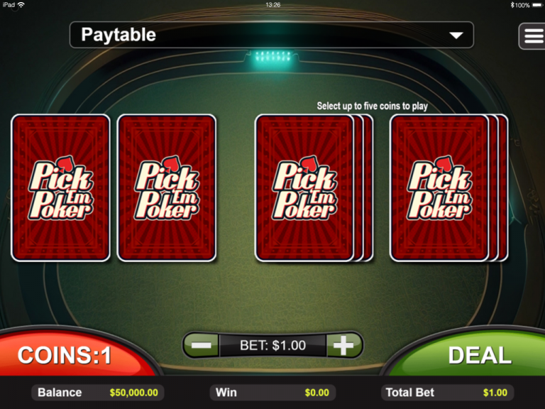 Pick ‘Em Poker : Red Cherry Casino