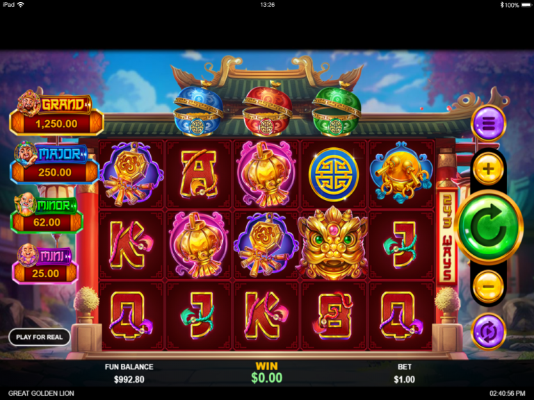 Great Golden Lion : Red Cherry Casino