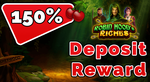 Robin Hood's Riches Deposit Bonus - Red Cherry Casino : Red Cherry Casino